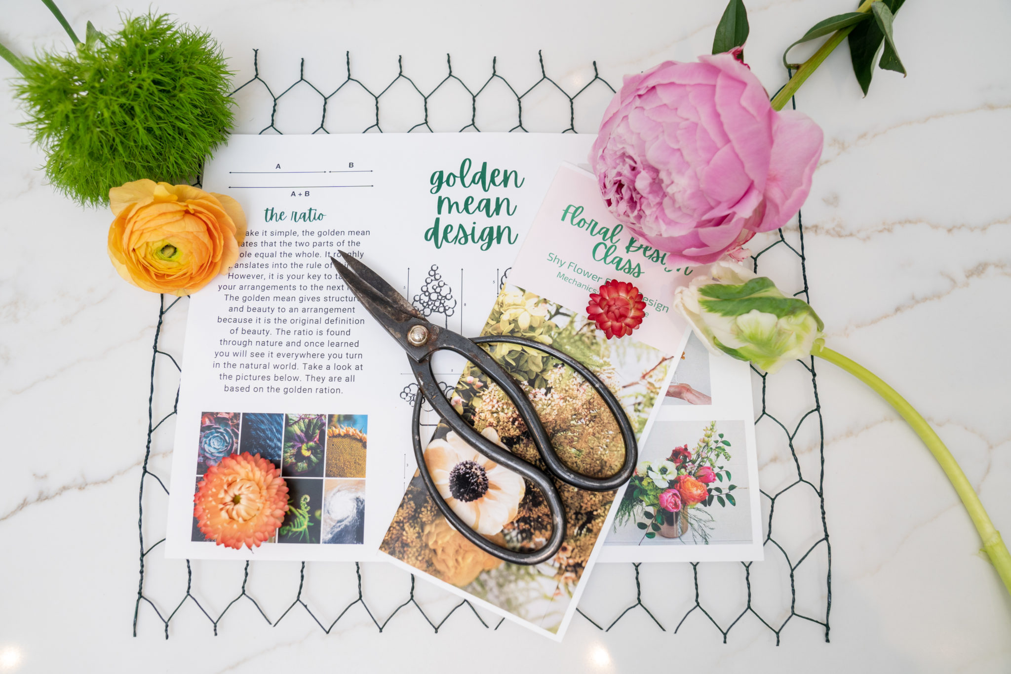 Floral Design Classes - The Shy Flower
